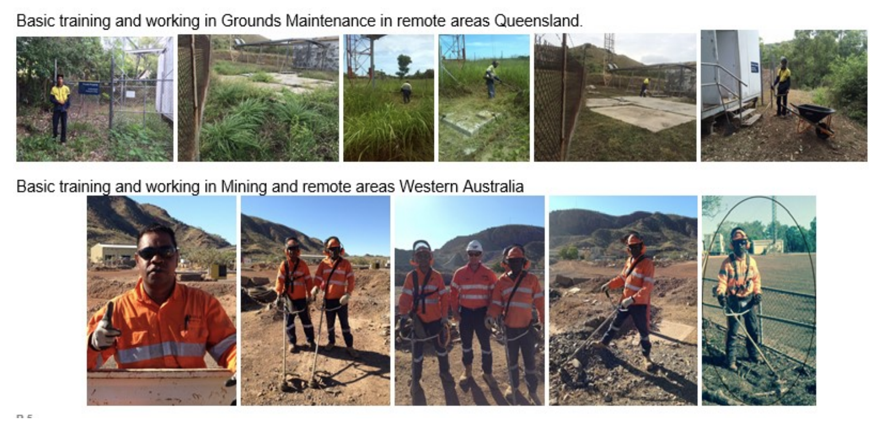 Indigenous Workforce Program – NQCCS